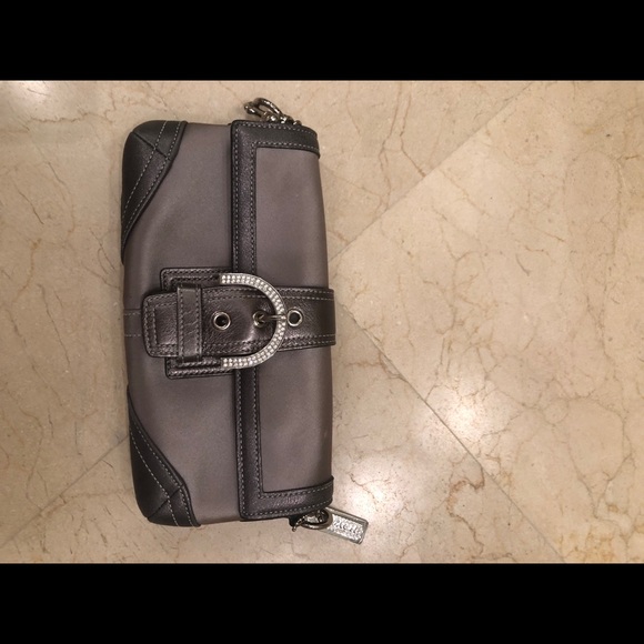 Coach | Bags | Coach Clutch With Rhinestone | Poshmark